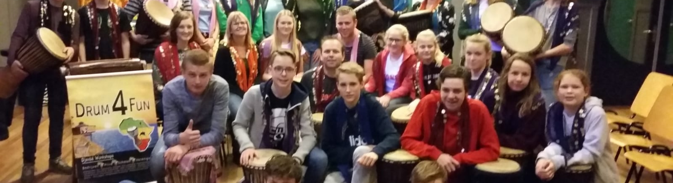 Djembe workshop Tienerclub de Weere - Stichting Muziek Opmeer ...